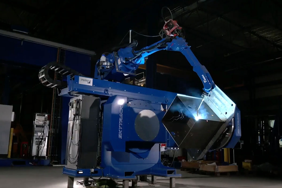 Pema Skytrack Robot Kaynak İstasyonu - Erfab Makine